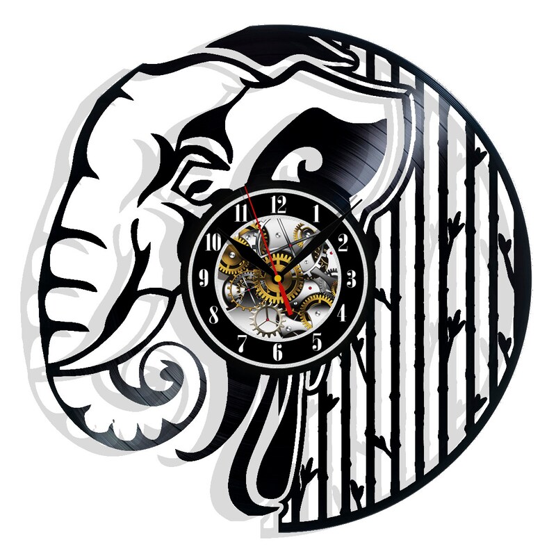 Elephant Clock - Etsy