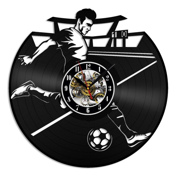 Football Soccer Vinyl Record Wall Clock 12 Gifts for Him - Etsy