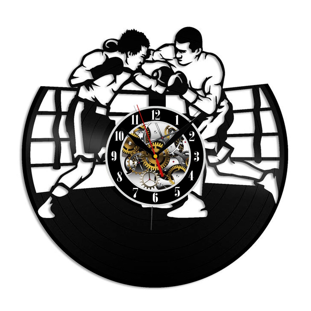 Boxing Boxer Vinyl Record Wall Clock 12 Gifts for Him Her Kids Decor ...