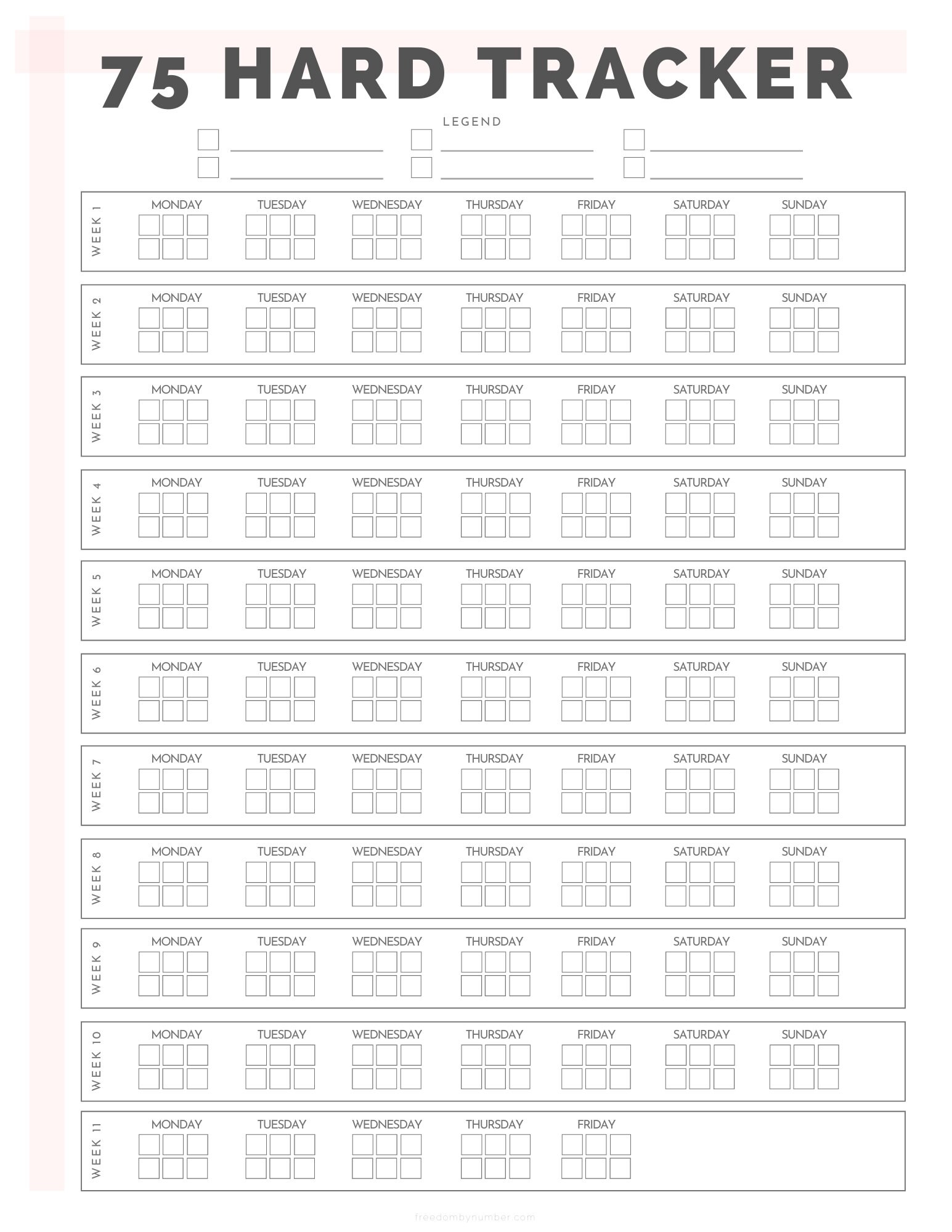 75 Hard Planner and Trackers - Etsy