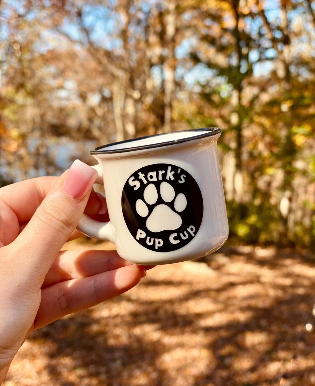 Personalized Pup Cup Ceramic Pup Cup Vinyl Made Pup Cup 3oz Pup Cup Dog ...