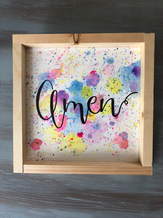 Home Décor Wall Décor 8x8 hand-lettered signs etna.com.pe