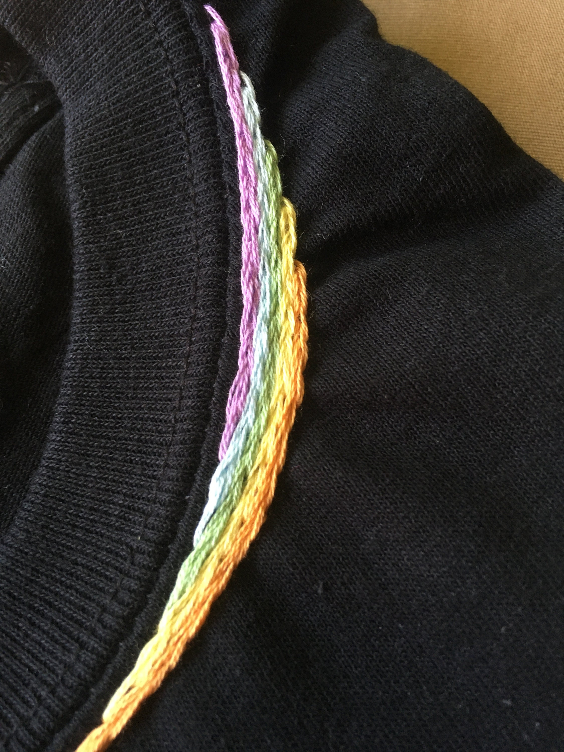 Embroidered T-shirt Rainbow Crewneck Shirt Hand Embroidered - Etsy