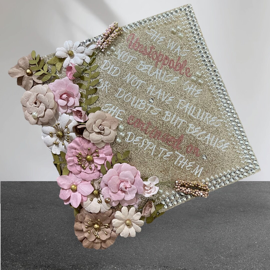 Personalized Small Letter Graduation Cap - Etsy