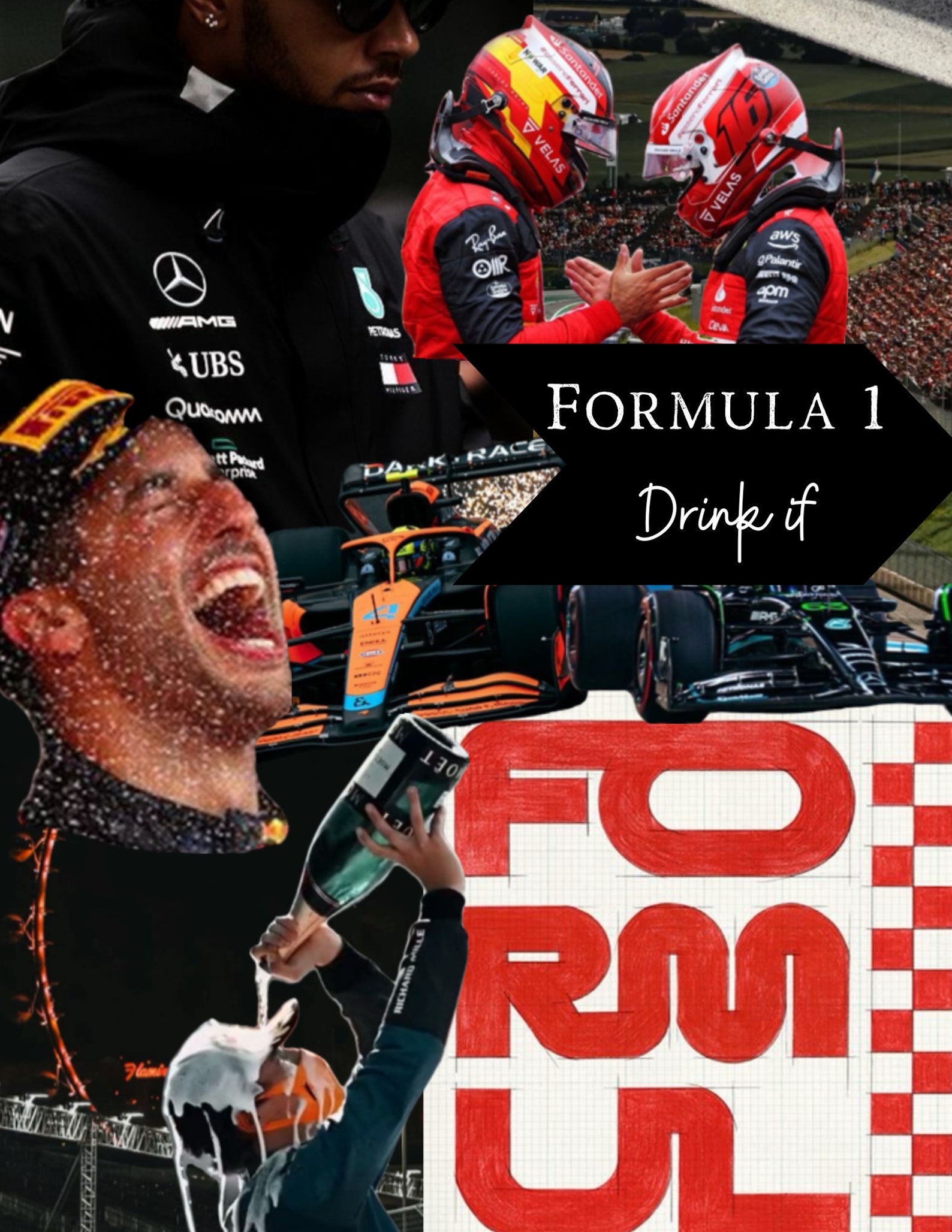 Formula 1 Drink If Drinking Game Digital Download - Etsy