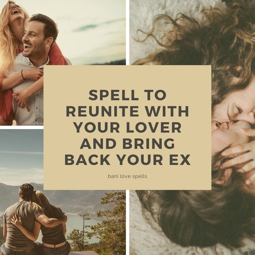 Potent Spell to Get Ex Lover Back Fast Into Your Life and Stay | Etsy