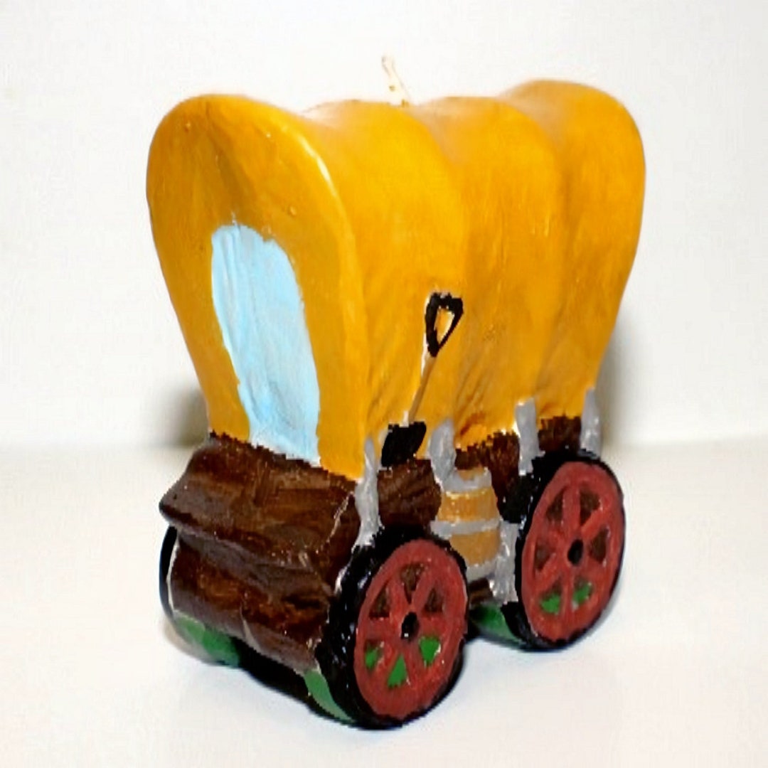 Covered Wagon Paraffin-wax Candle - Etsy