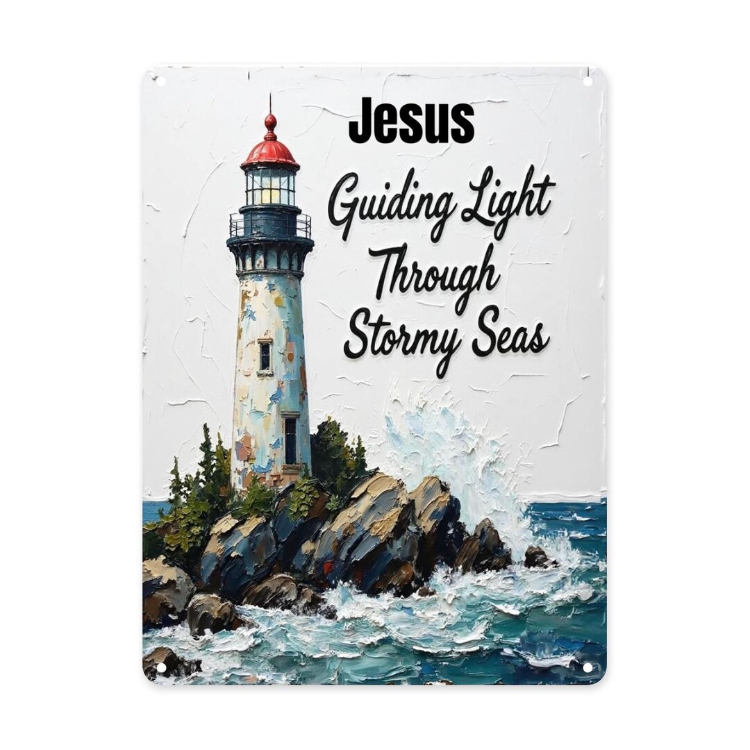 Personalized Tinplate Lighthouse Sign - Etsy
