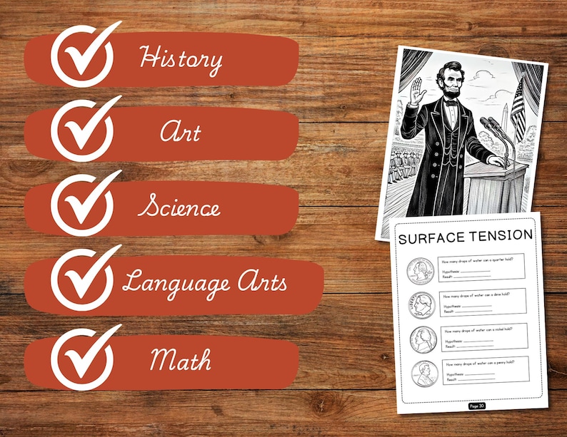 Presidents' Day Homeschool Unit | 50 Pages of History, Crafts, Science ...