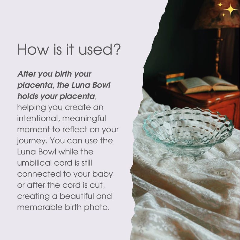 Home Birth Placenta Bowl the Juliet - Etsy