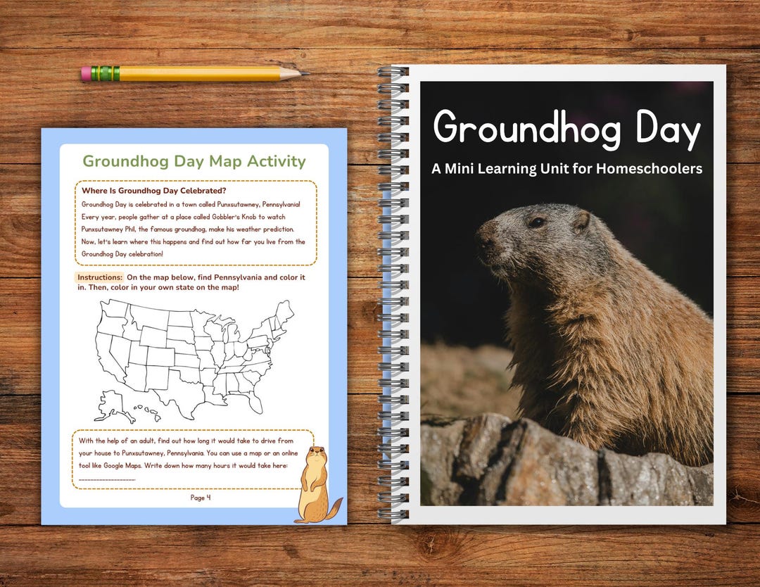Groundhog Day Homeschool Unit With Engaging Activities Kids + Teachers ...