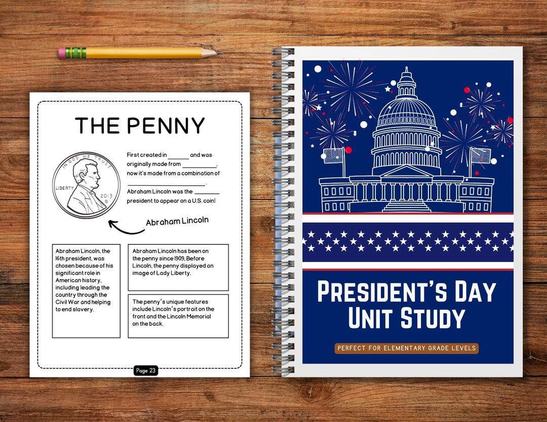 Presidents' Day Homeschool Unit | 50 Pages of History, Crafts, Science ...