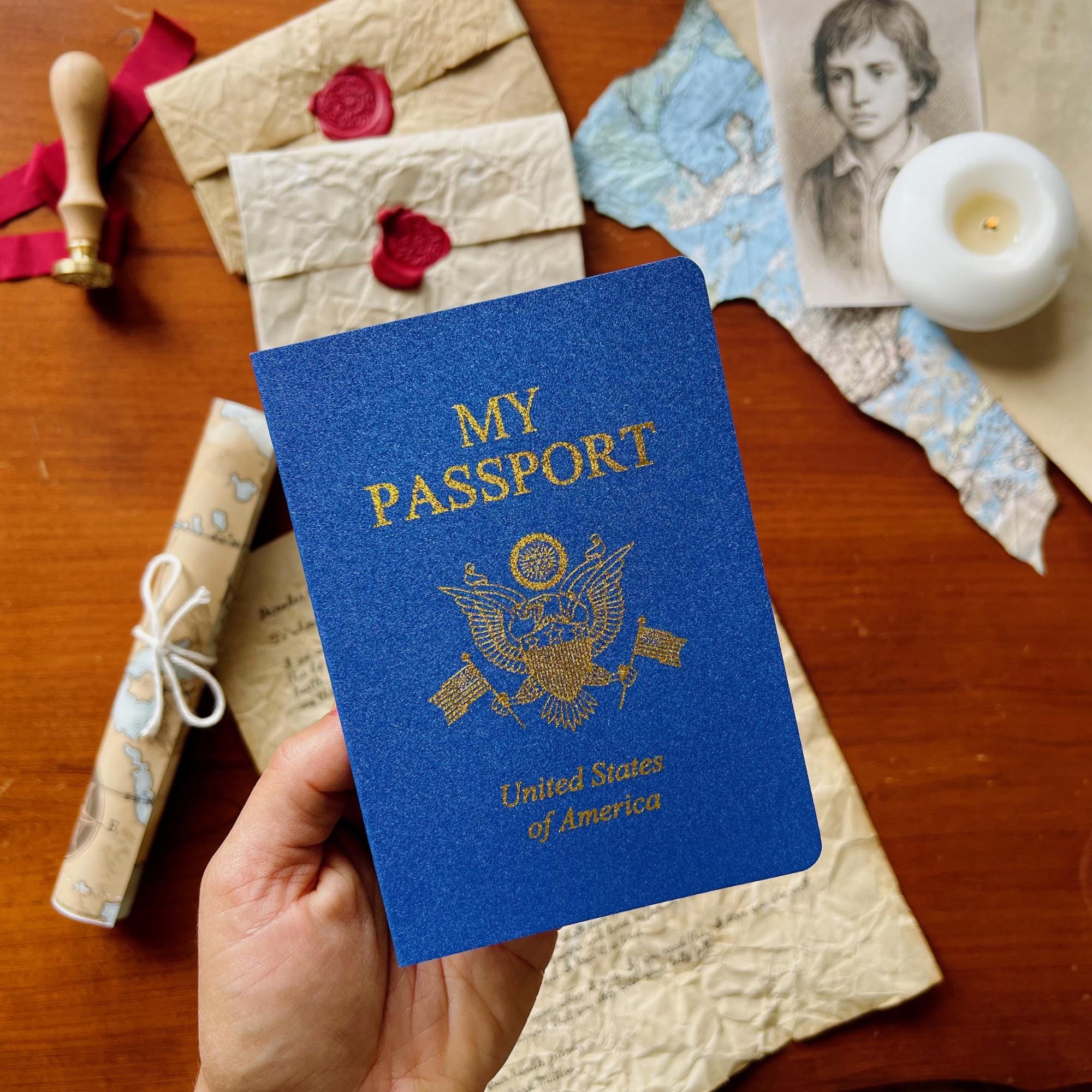 Kids Passport Book | Blank Passport | Educational Passport Book ...