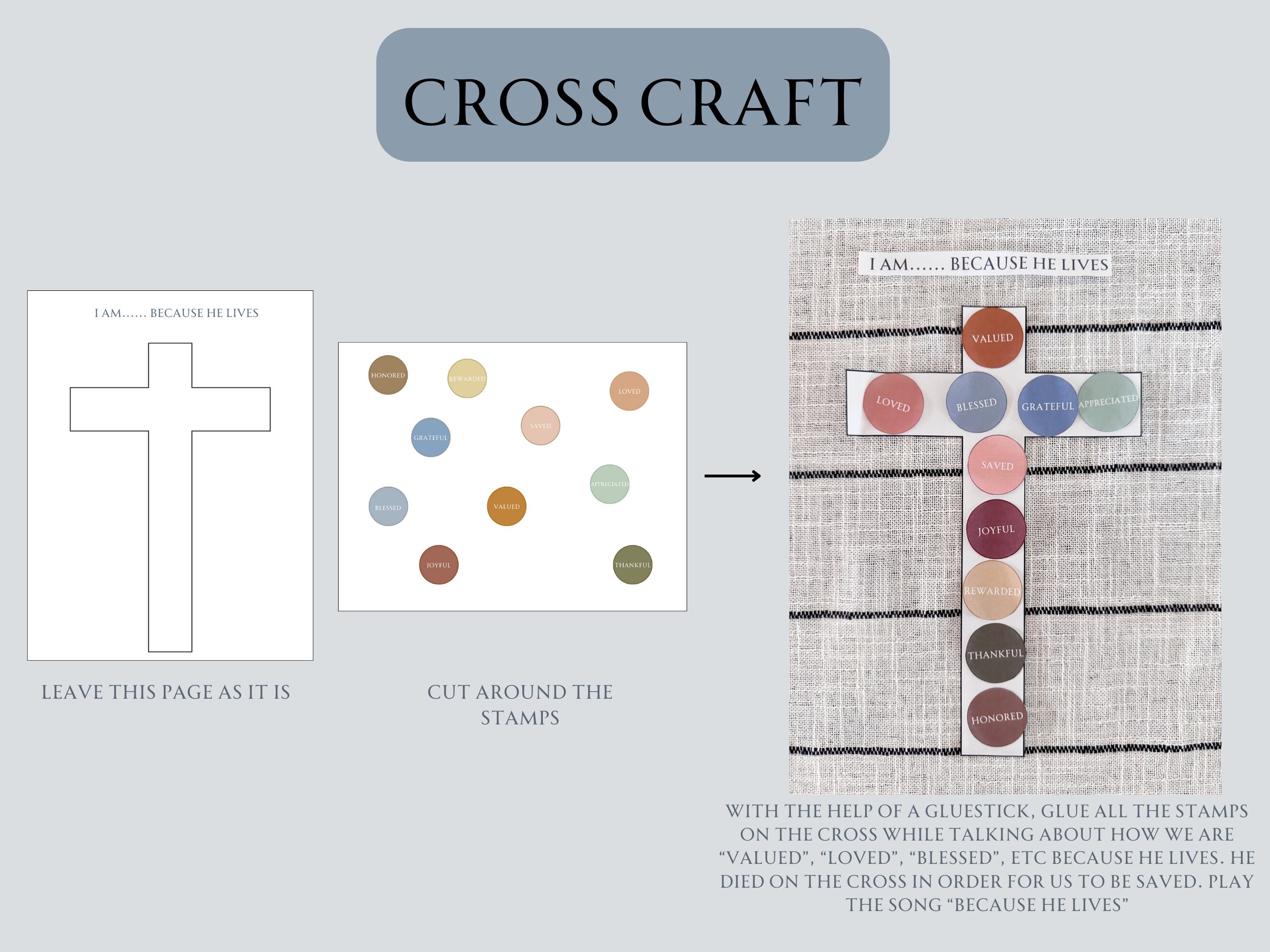 Easter Bible Story for Kids Easter Activities Printable Pack Easter ...