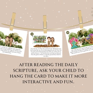 Adam and Eve Complete Bible Story Cards for Children Interactive Lesson ...