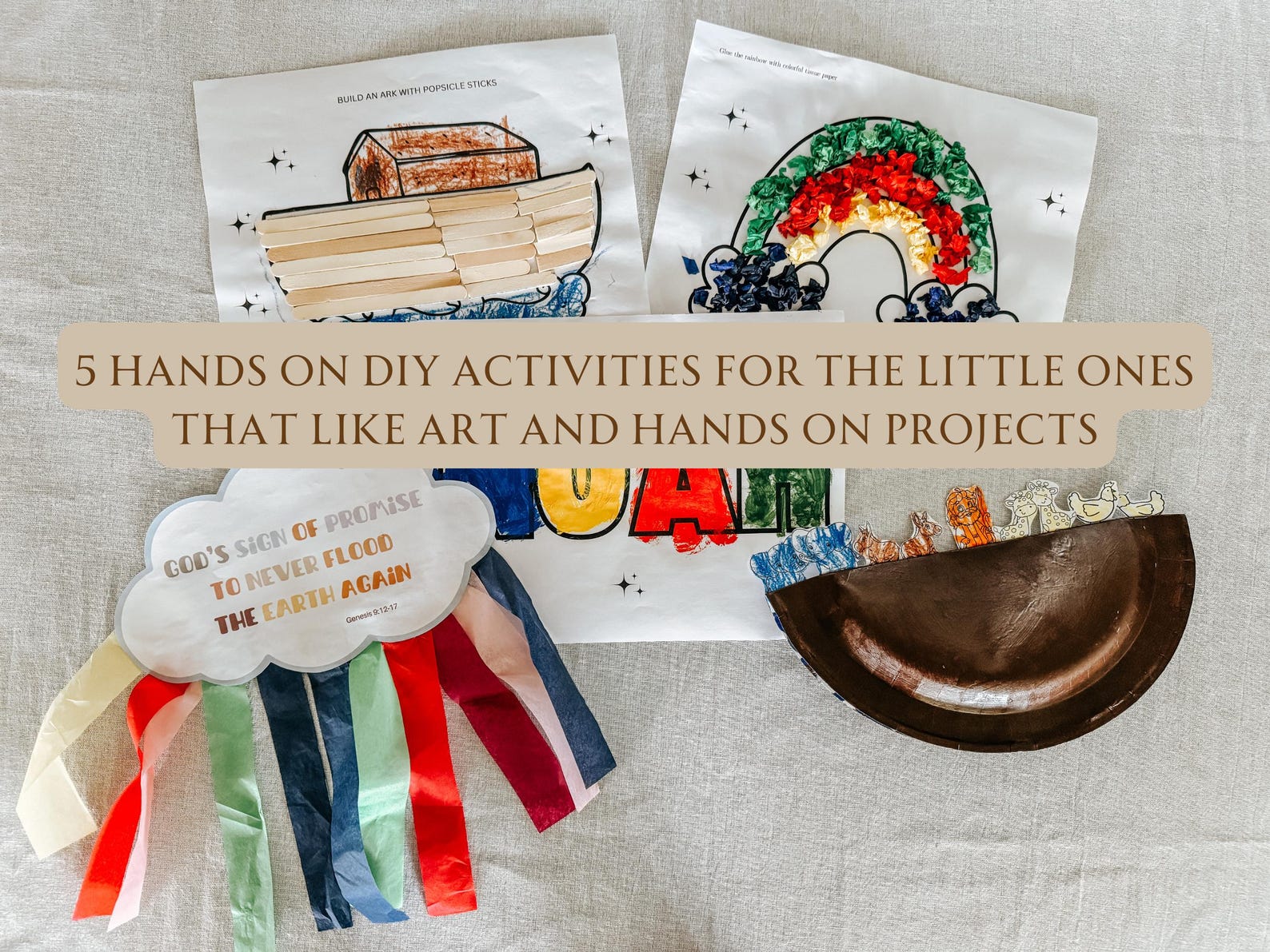 Noah's Ark Engaging and Interactive Activities With Game Bundle Bible ...