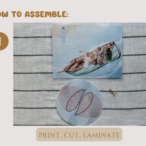 Miraculous Catch of Fish Printable Miracles of Jesus Crafts Bible Hands ...