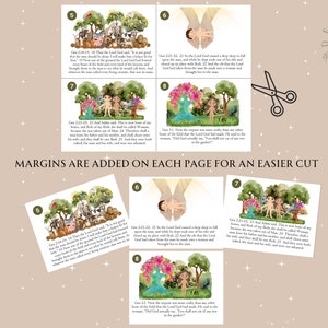 Adam and Eve Complete Bible Story Cards for Children Interactive Lesson ...