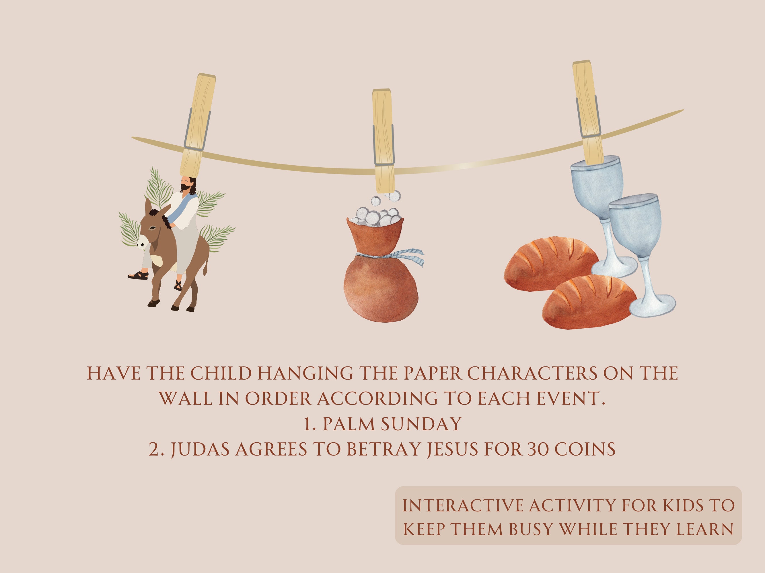 Paper Doll Easter Printable Bible Story Resurrection Fun Games ...