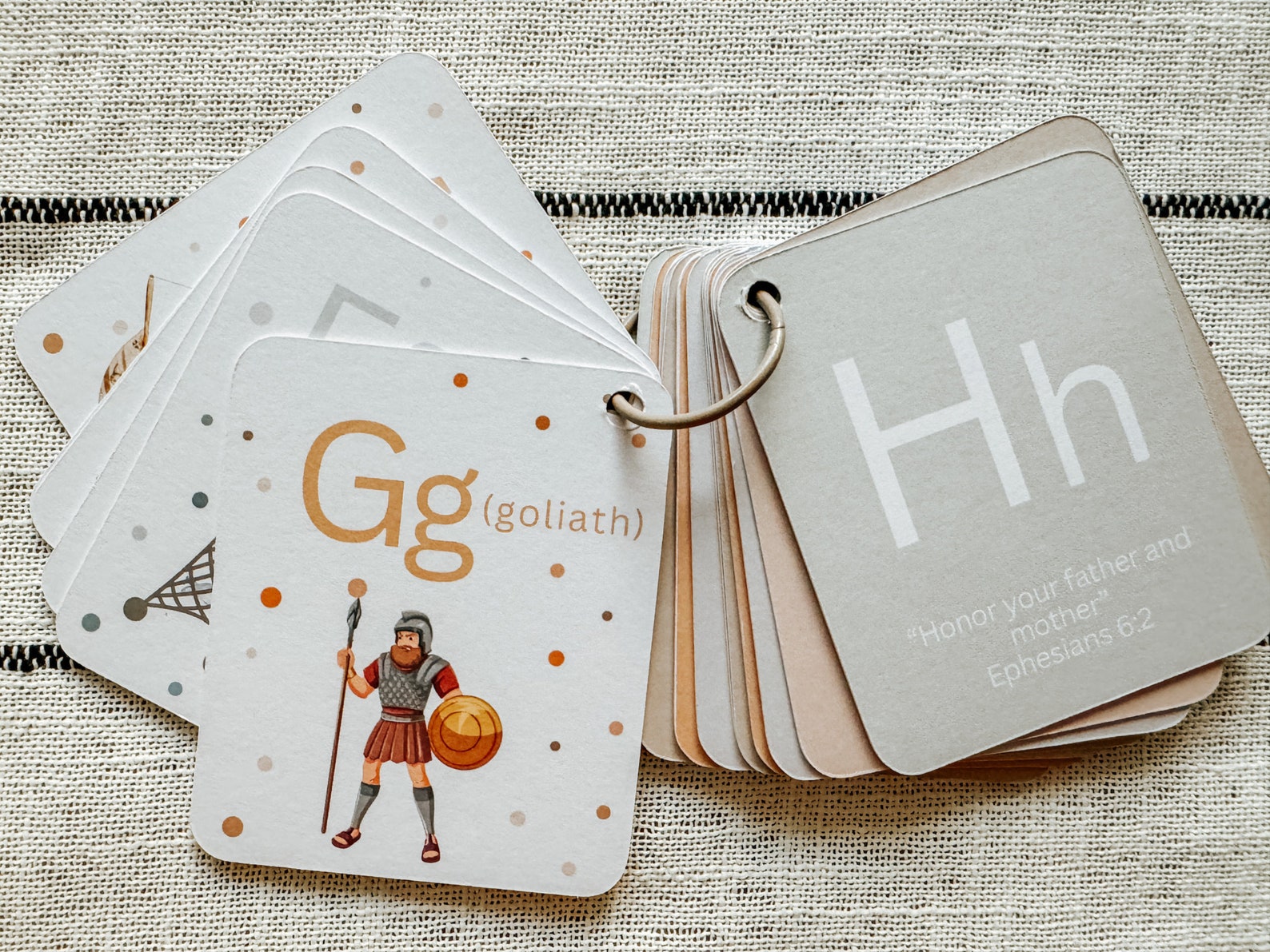 Bible ABC Flashcards Digital Gospel Based Alphabet Set Cards A-Z ...