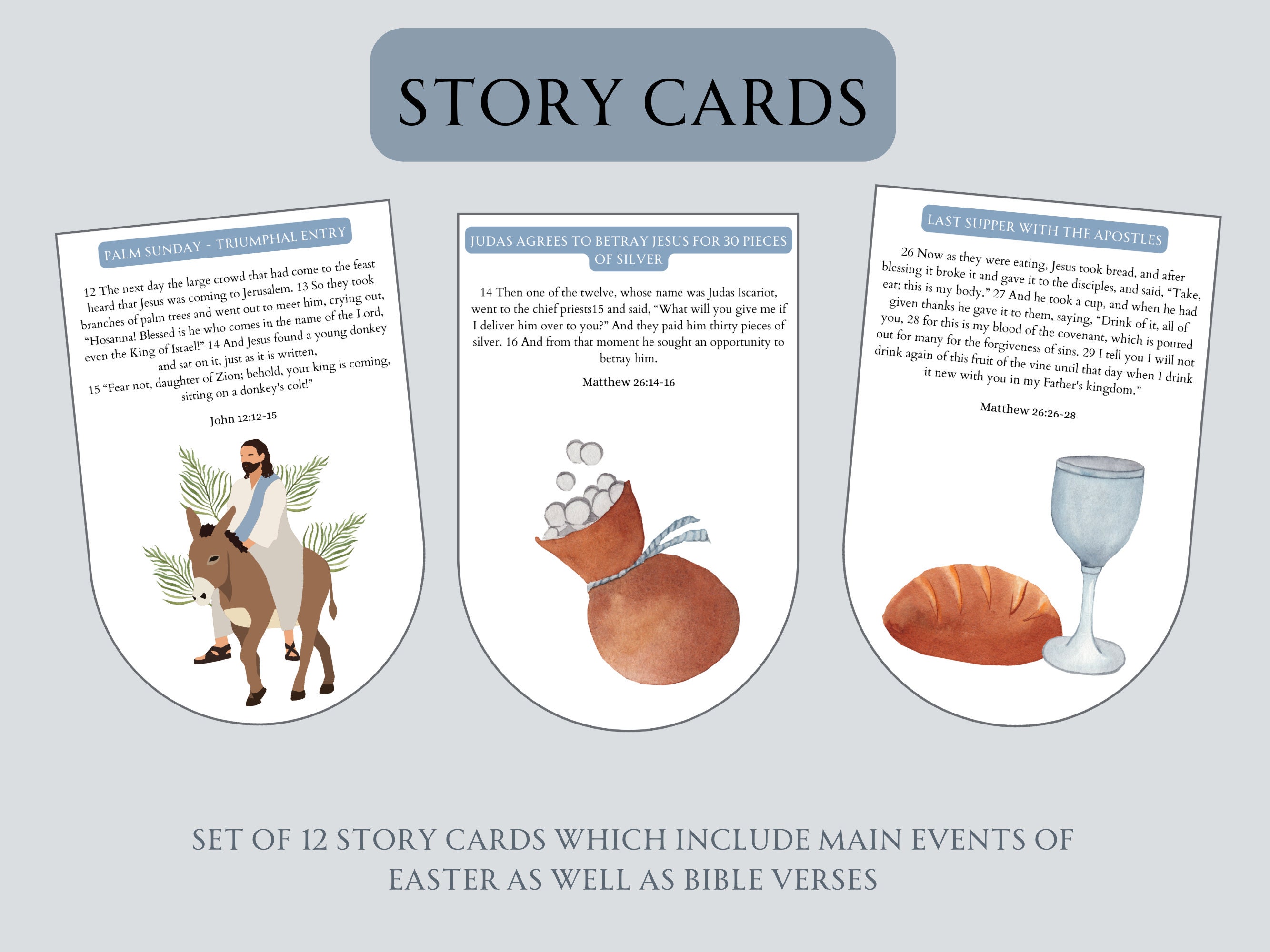 Easter Bible Story for Kids Easter Activities Printable Pack Easter ...