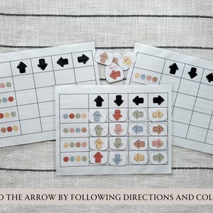 Directions Learning Activity Game Homeschool Engaging Lesson for Kids ...