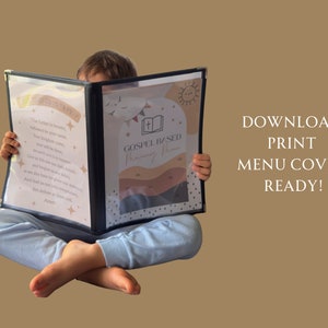 Morning Menu Gospel Based for Kids Homeschool Christian Planner Unit ...