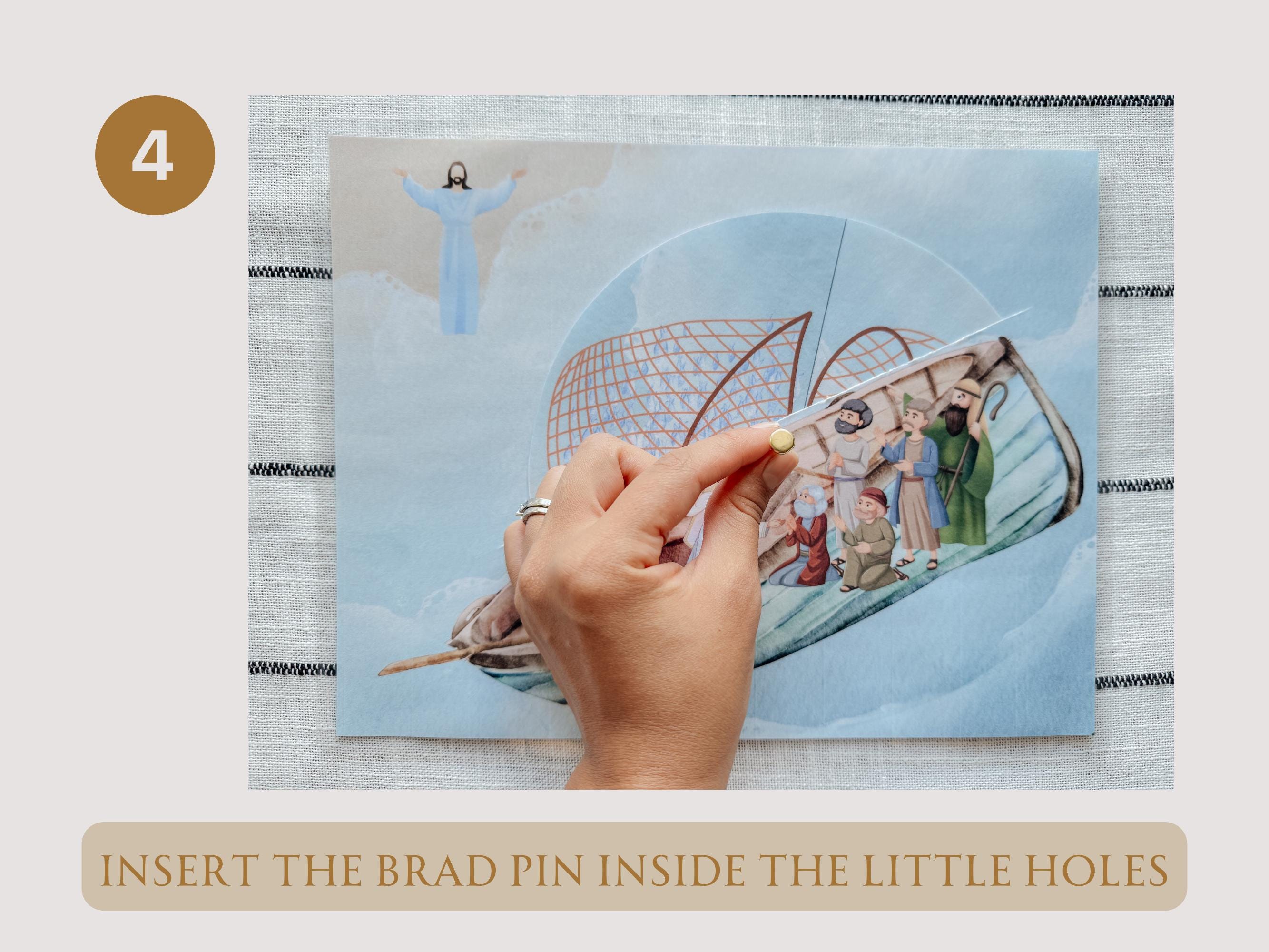 Miraculous Catch of Fish Printable Miracles of Jesus Crafts Bible Hands ...