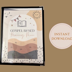 Morning Menu Gospel Based for Kids Homeschool Christian Planner Unit ...