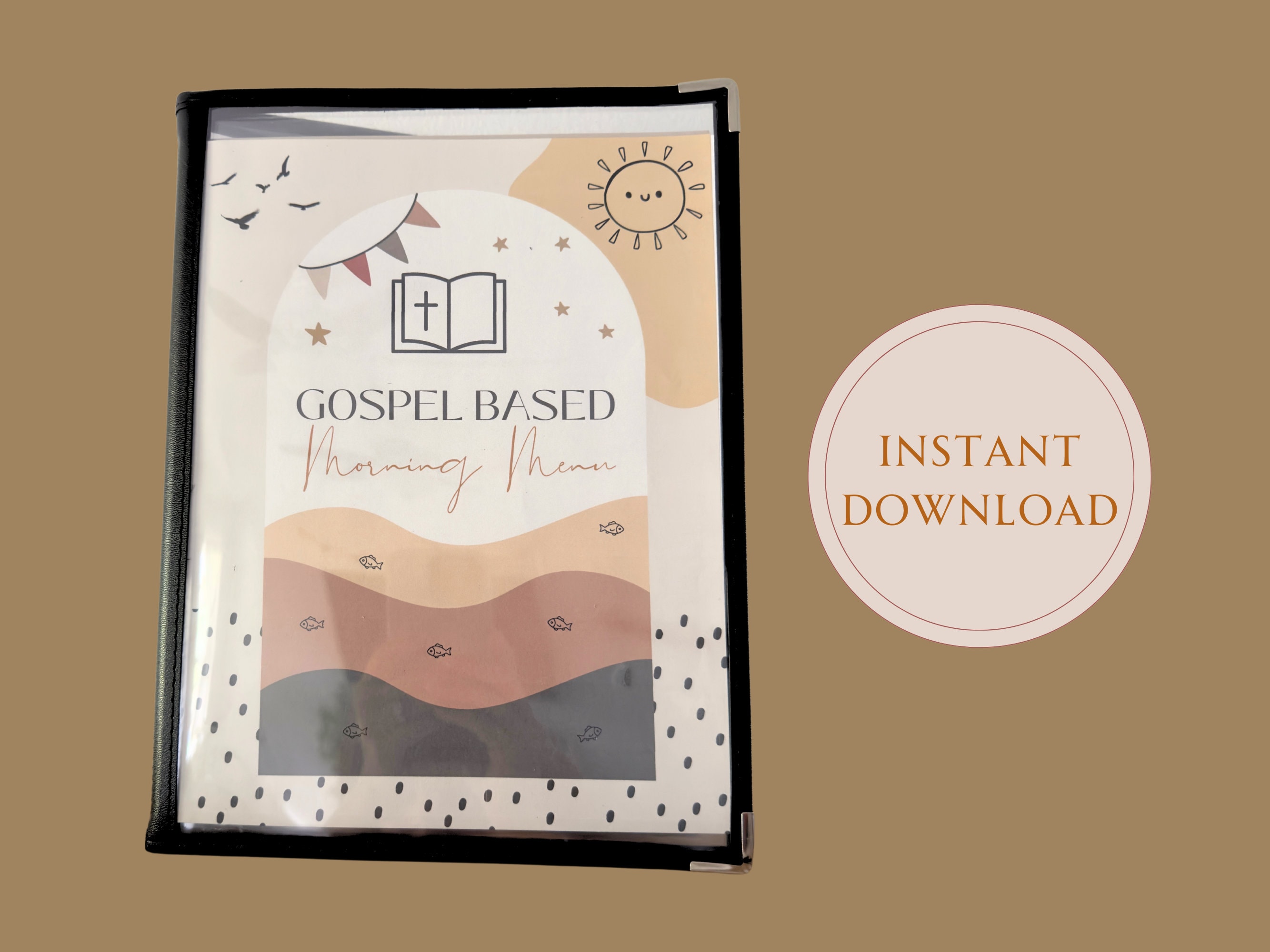 Morning Menu Gospel Based for Kids Homeschool Christian Planner Unit ...