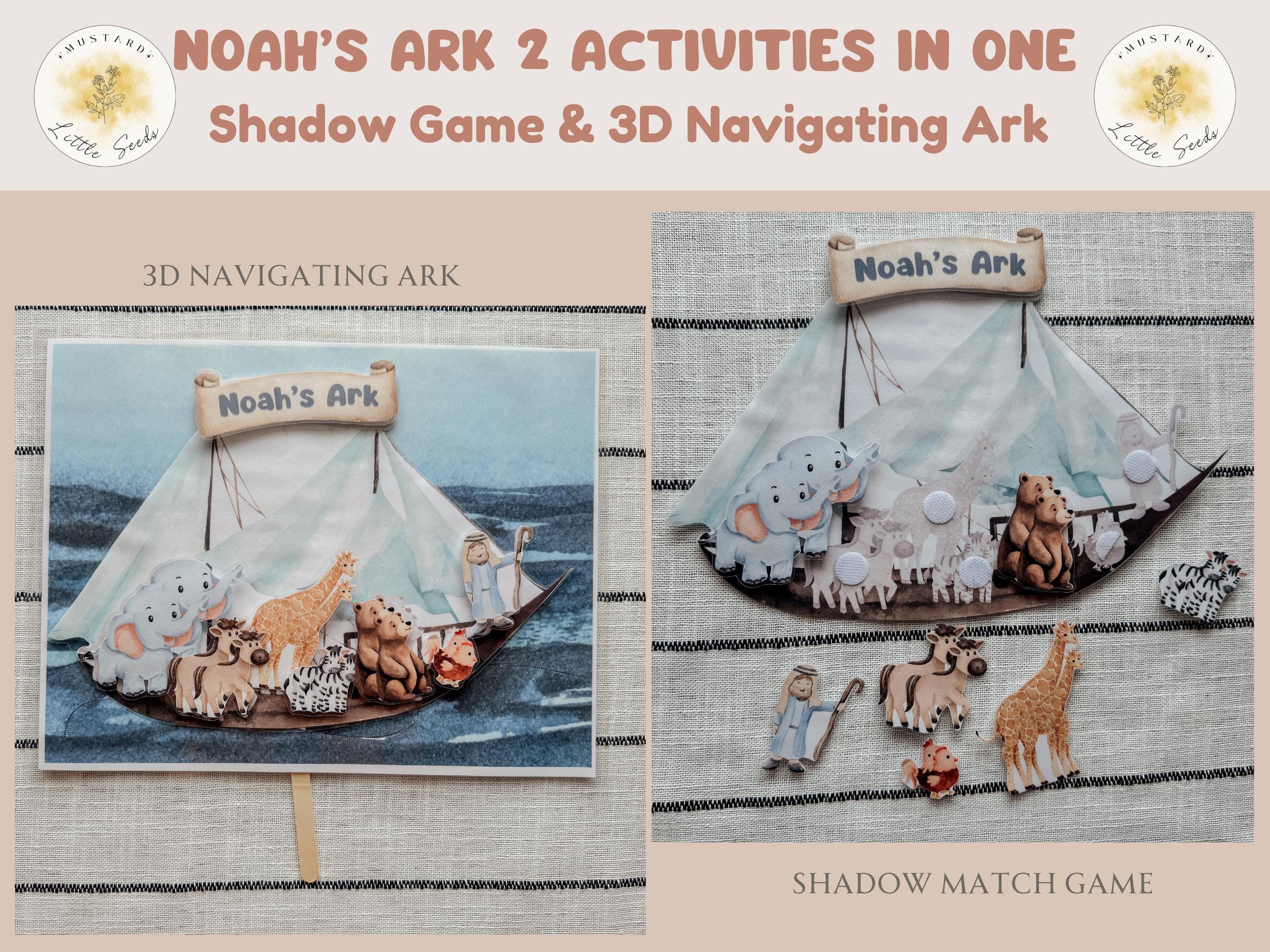 Noah's Ark Printable Craft Bible Activity for Children Toddlers ...
