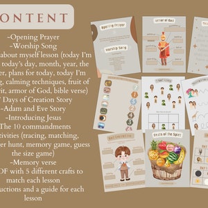 Morning Menu Gospel Based for Kids Homeschool Christian Planner Unit ...