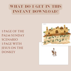 Easter Palm Sunday Printable Paper Crafts Easter Fun Activities for ...