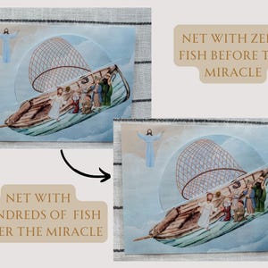 Miraculous Catch of Fish Printable Miracles of Jesus Crafts Bible Hands ...