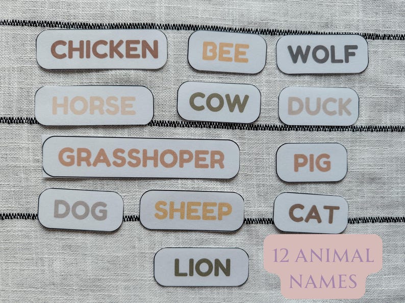 Animal Sounds Activity Homeschool Engaging Lesson for Toddlers ...