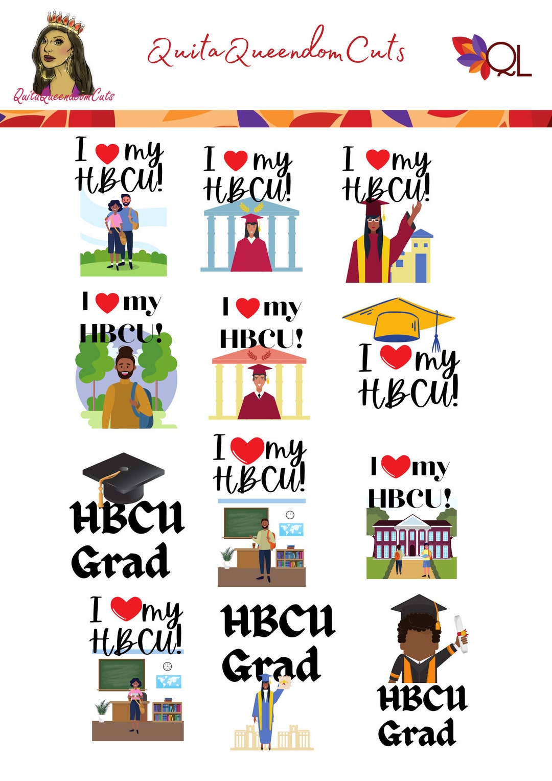 HBCU - African-american Planner Stickers - Etsy