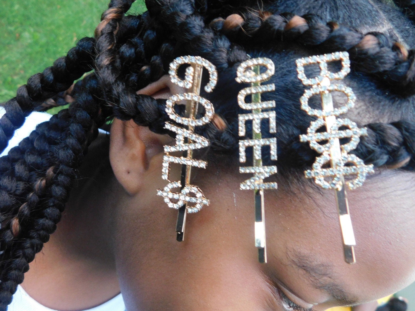 Bling Hair Clips - Etsy