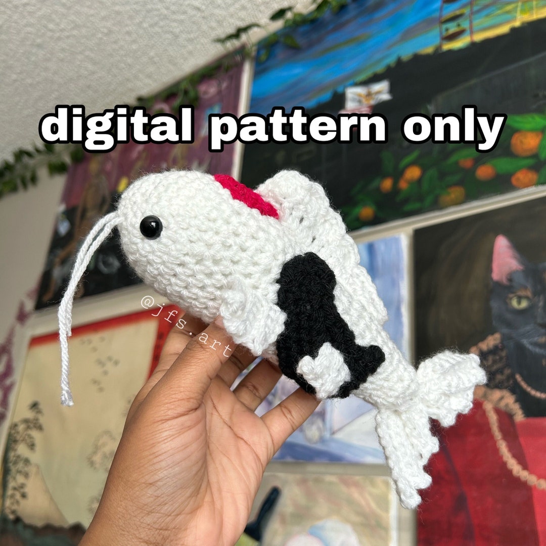 DIGITAL PATTERN: Crochet Koi Fish Plush | Amigurumi Koi Carp Fish PDF ...