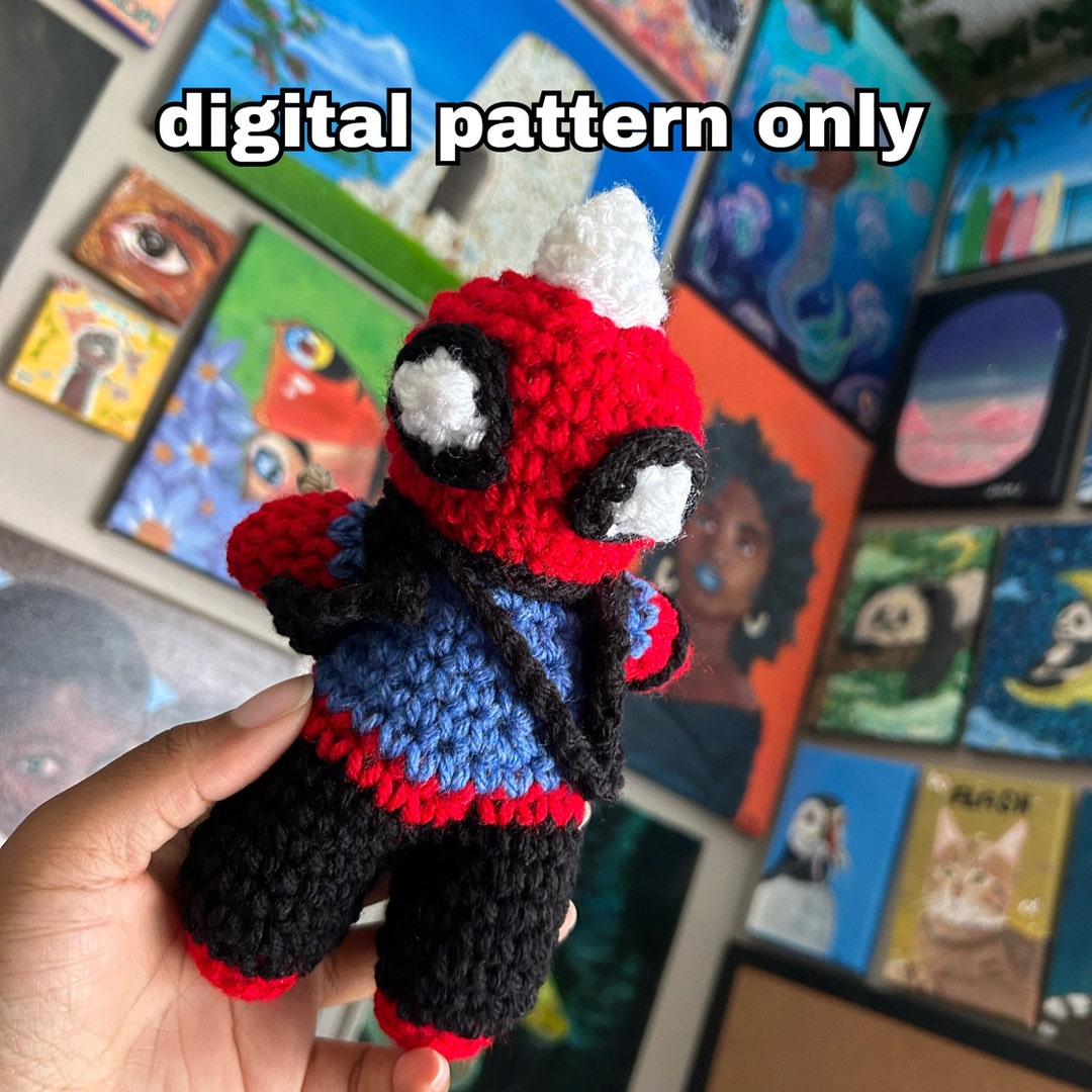 DIGITAL PATTERN Spider-punk Crochet Spiderverse Character Crochet PDF ...