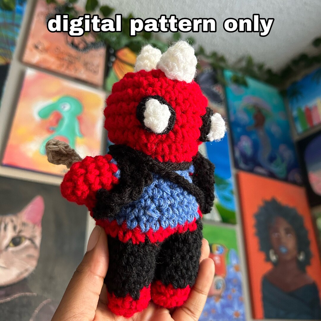 DIGITAL PATTERN Spider-punk Crochet Spiderverse Character - Etsy
