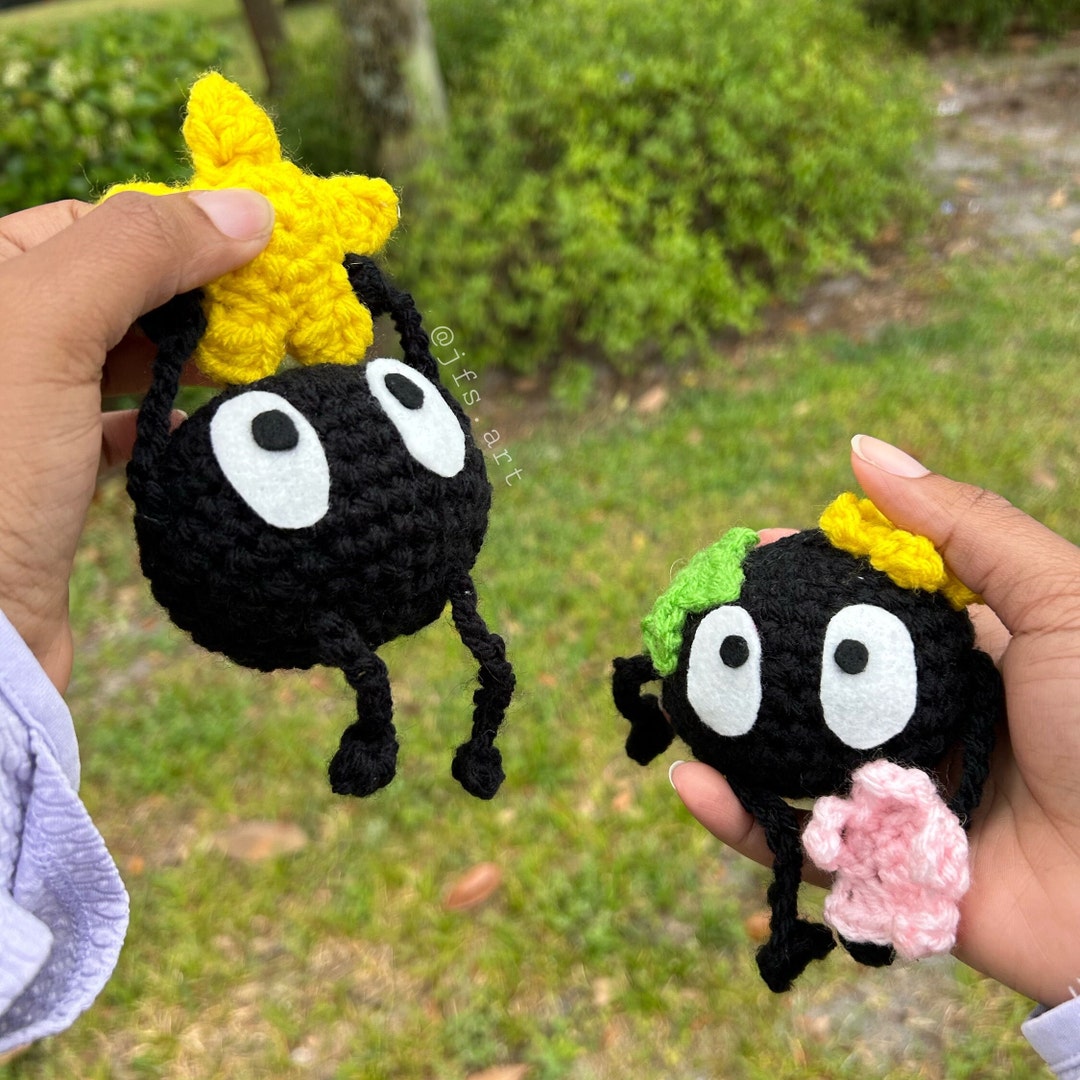 Crochet Soot Sprite Friend Amigurumi Anime Plush Sprite Plush - Etsy