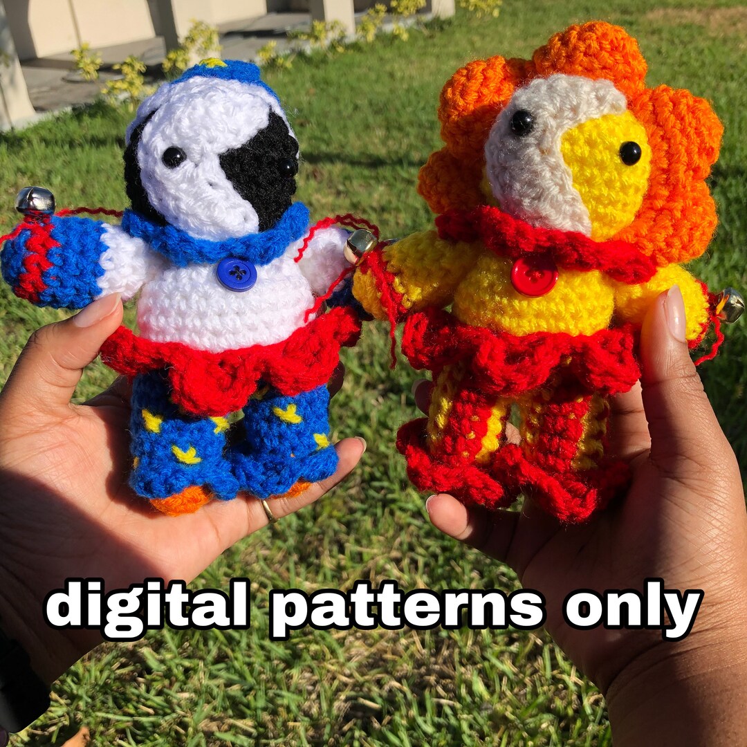 Sun and Moon FNAF Crochet DIGITAL PDF Patterns | Five Nights at Freddys ...