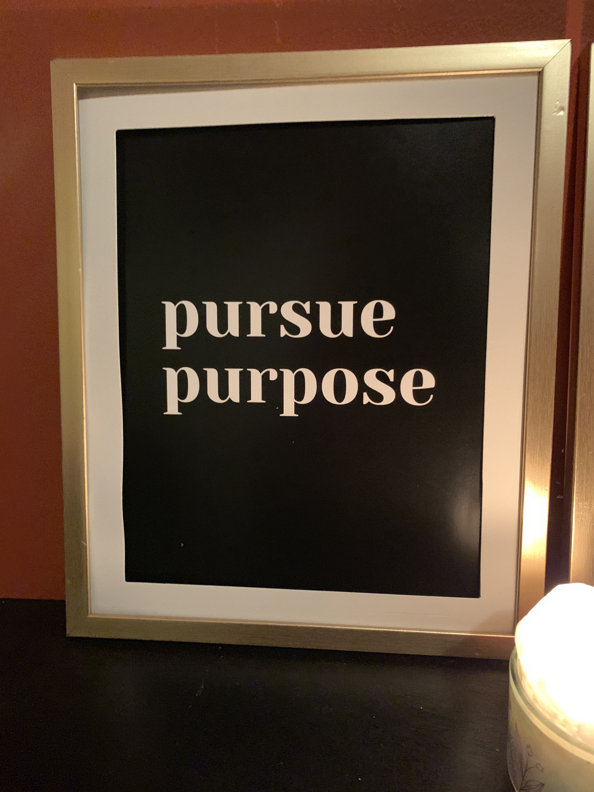 Pursue Purpose Instant Download Inspirational - Etsy