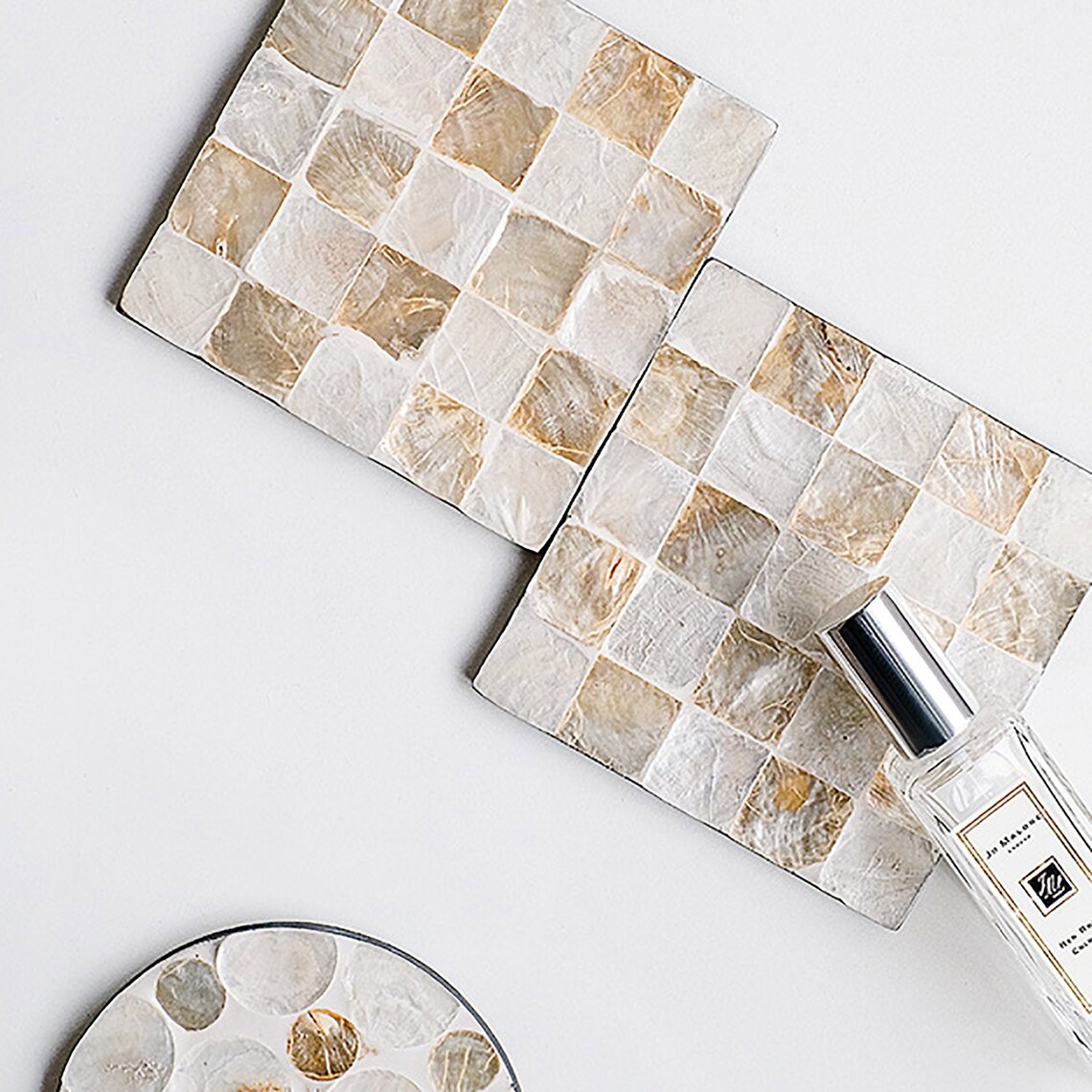 Sea Shell Coaster for Drinkware Rustic Coasters for Coffee - Etsy