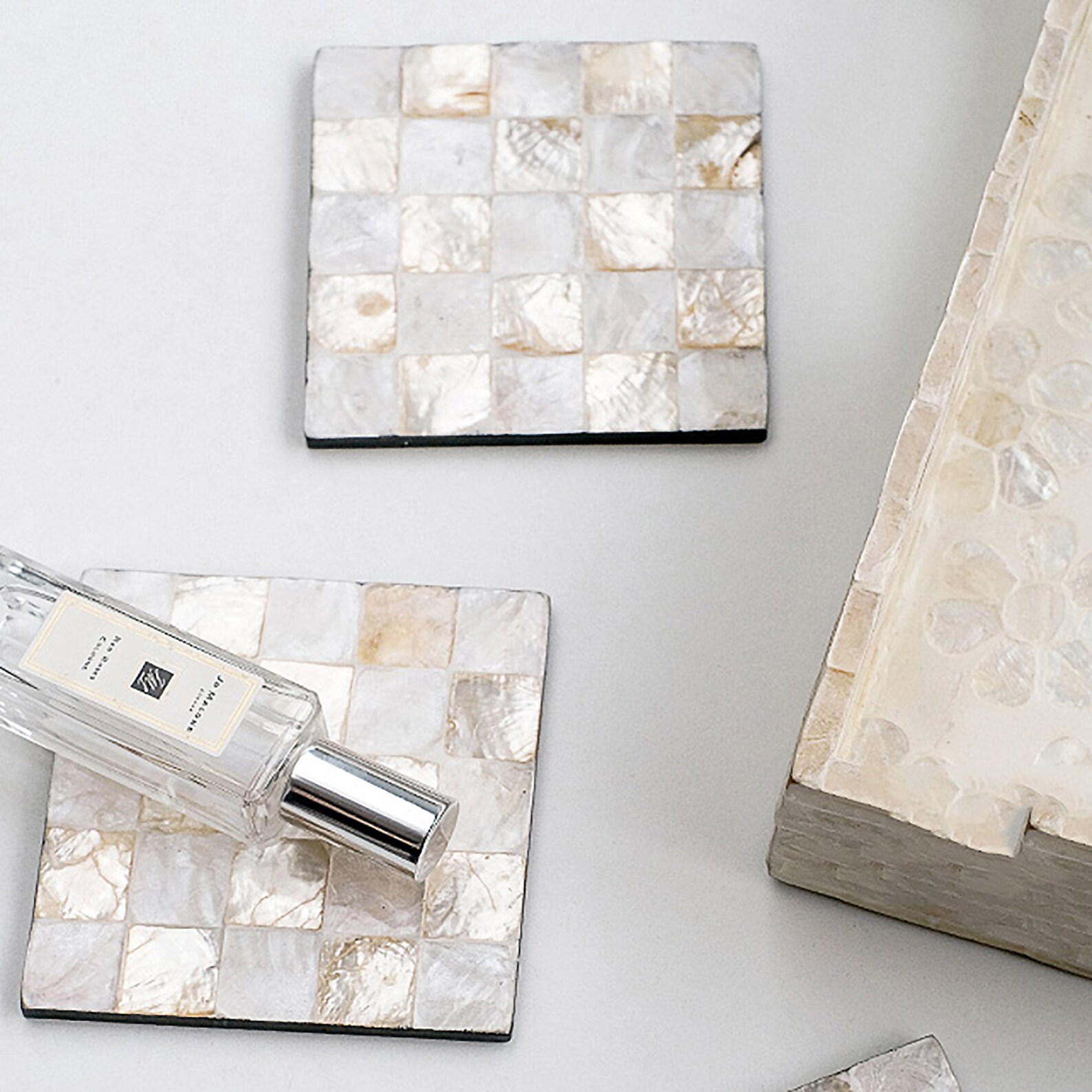 Sea Shell Coaster for Drinkware Rustic Coasters for Coffee - Etsy