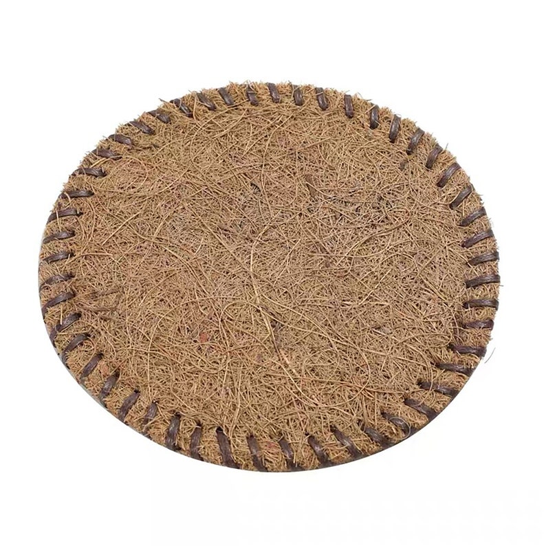 Set of 6palm Fiber Coasters Set Boho Coaster Coco Fiber | Etsy