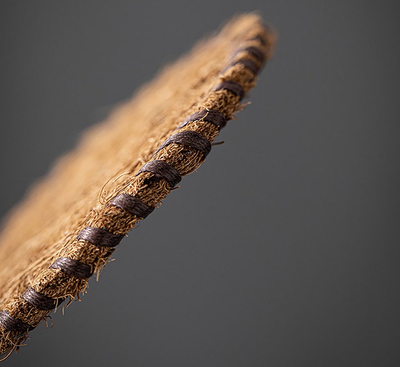 Set of 6palm Fiber Coasters Set Boho Coaster Coco Fiber | Etsy