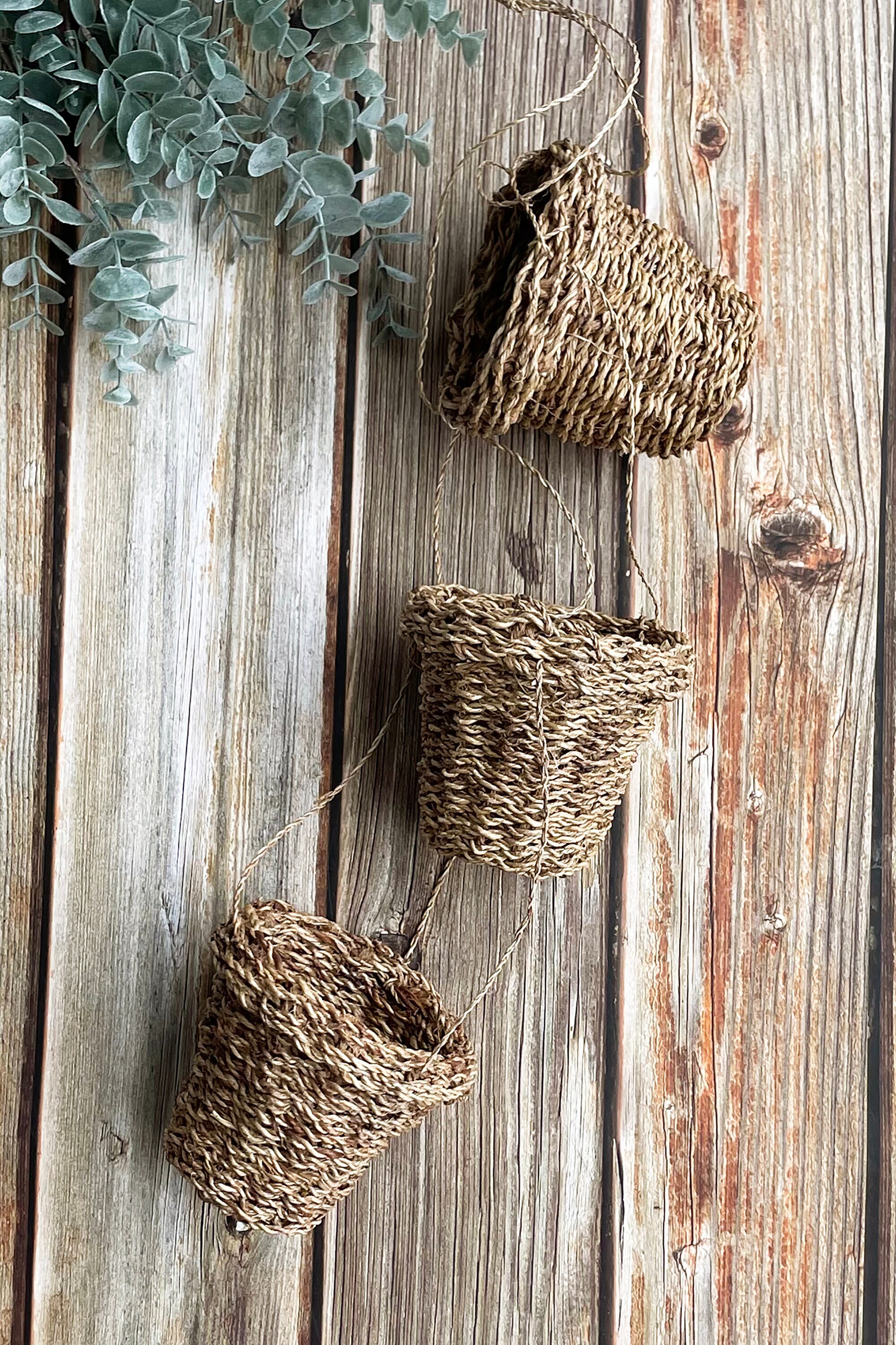 Rustic Hanging Planter Pot Woven Plant Holder Plant Pot - Etsy UK
