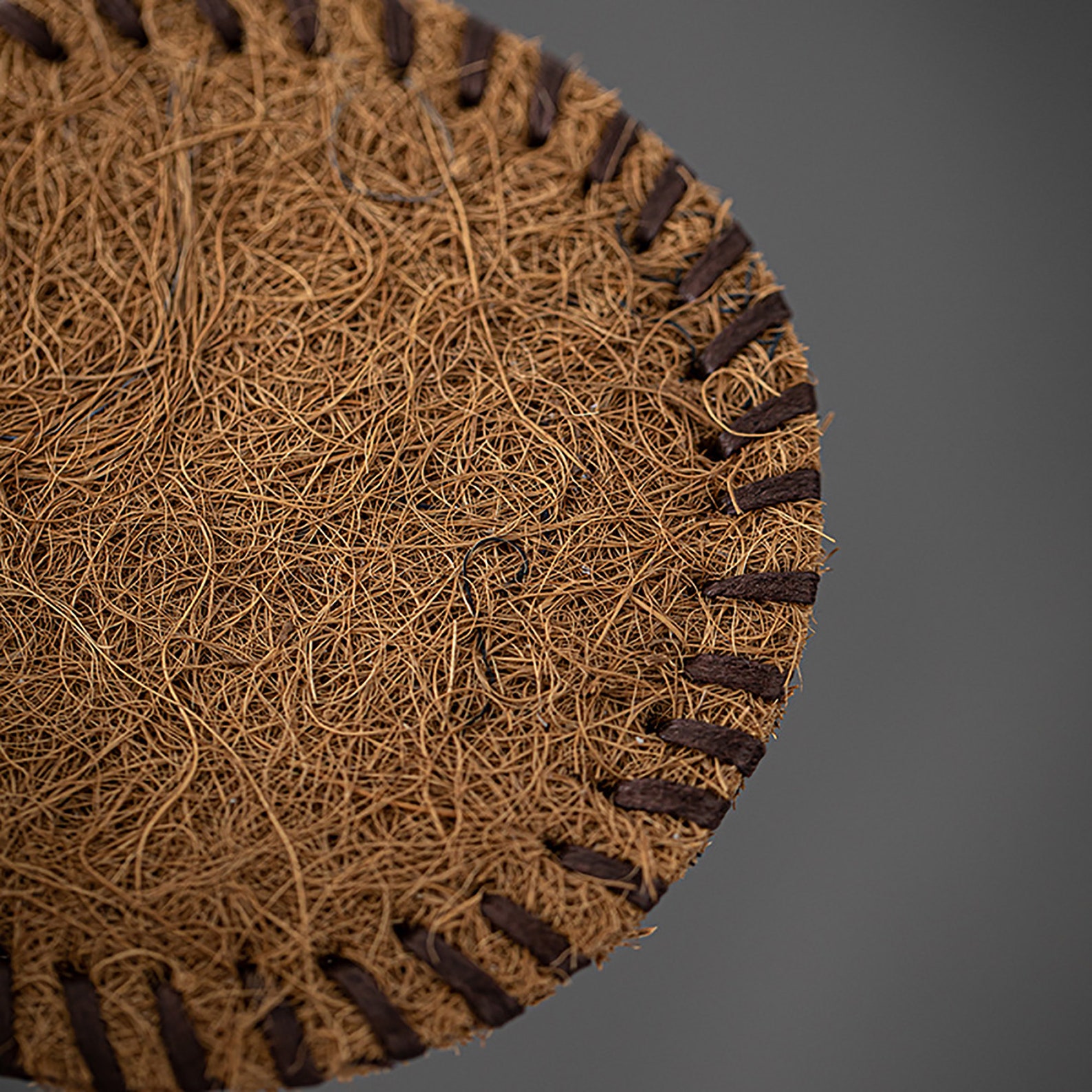 Set of 6palm Fiber Coasters Set Boho Coaster Coco Fiber | Etsy