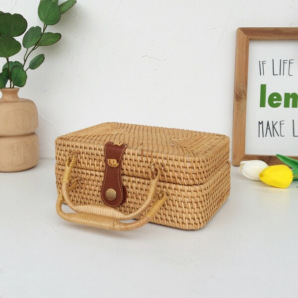 Rattan Suitcase - Etsy